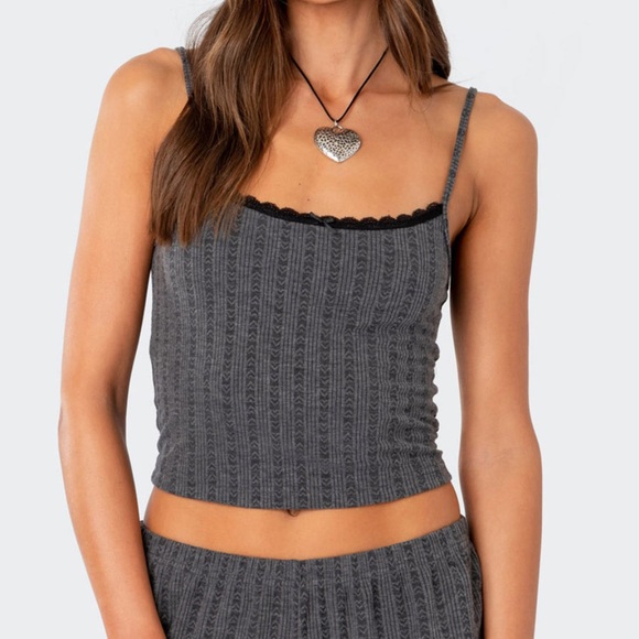 Edikted | Tops | Edikted Irene Pointelle Tank | Poshmark